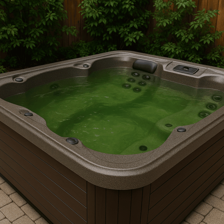Green Hot Tub Water? Reasons & Quick Fixes (2025)